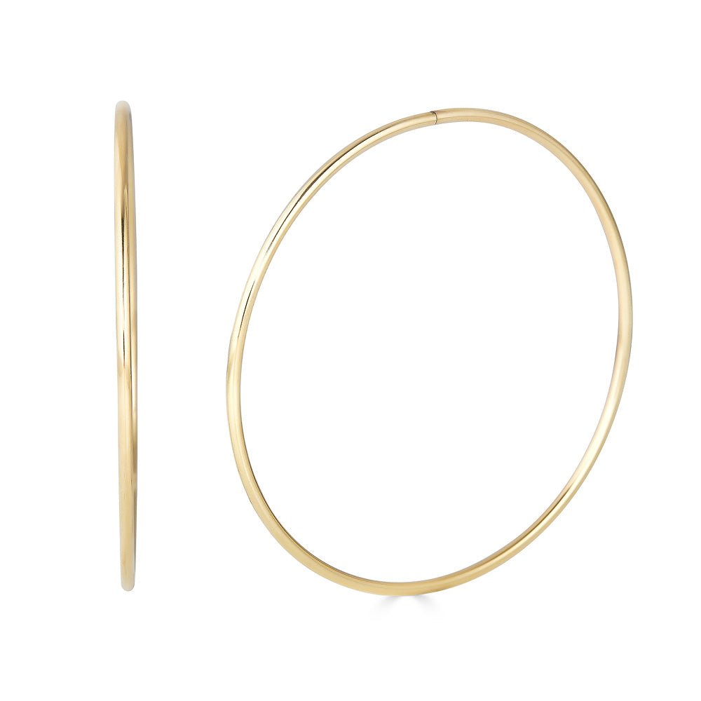 Large Plain Endless Hoops – r.chiara